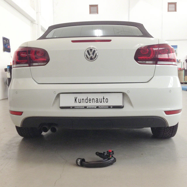 Westfalia dragkrok avtagbar - VW GOLF VI Cabriolet årsmodell 03.11-05. ...